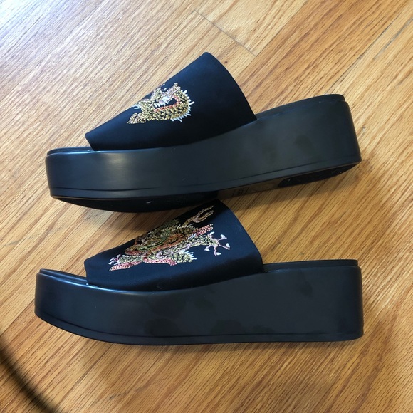 bebe | Shoes | Bebe Dragon Slides | Poshmark
